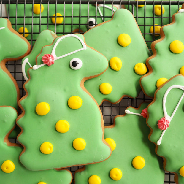 Iced Dinosaur – Hosome Gingerbread